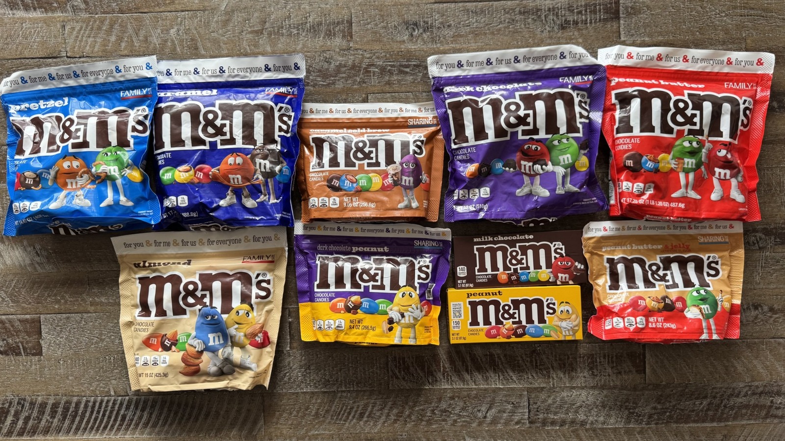 10 M&M Flavors, Ranked