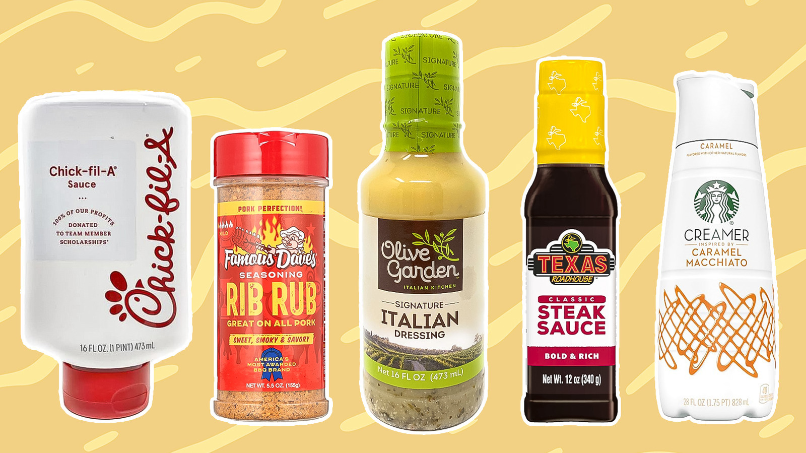 14 Chain Restaurant Condiments You Can Find At The Grocery Store