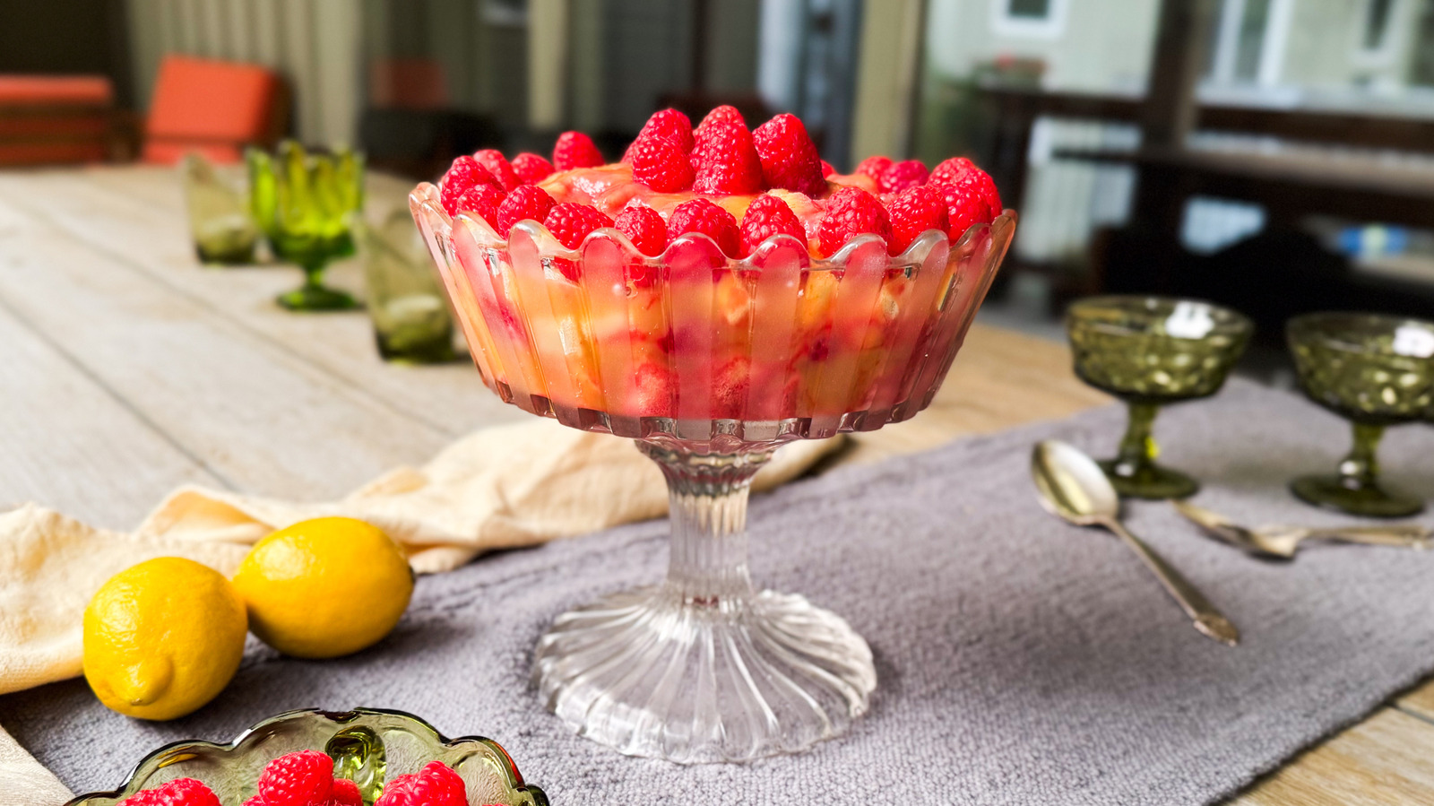3-Ingredient Raspberry Lemonade British Trifle Recipe