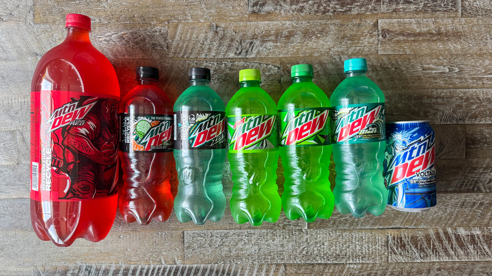 7 Mountain Dew Soda Flavors, Ranked Worst To Best