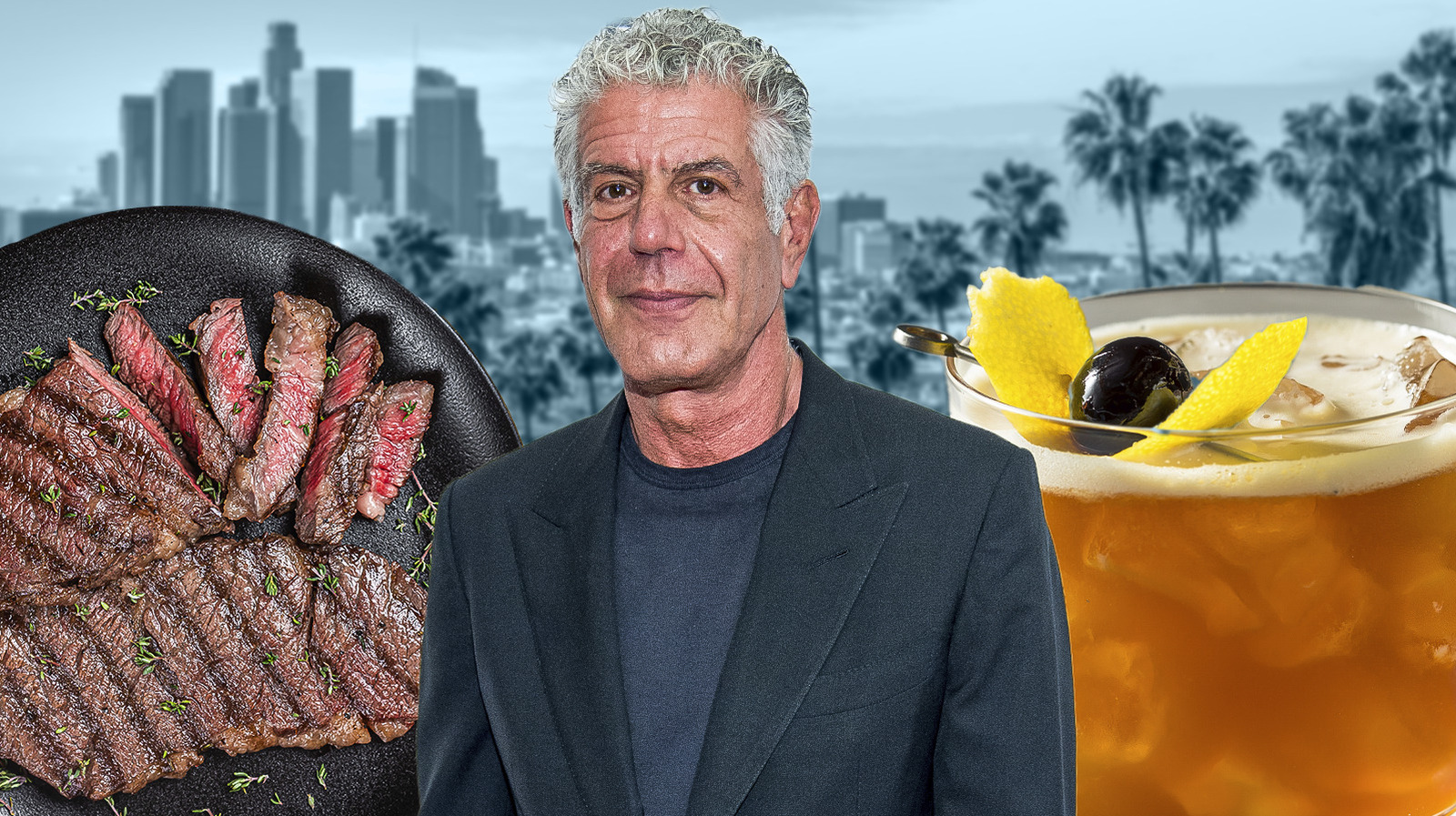 Anthony Bourdain's Go-To Old School Hollywood Spot For Steak And Good Cocktails