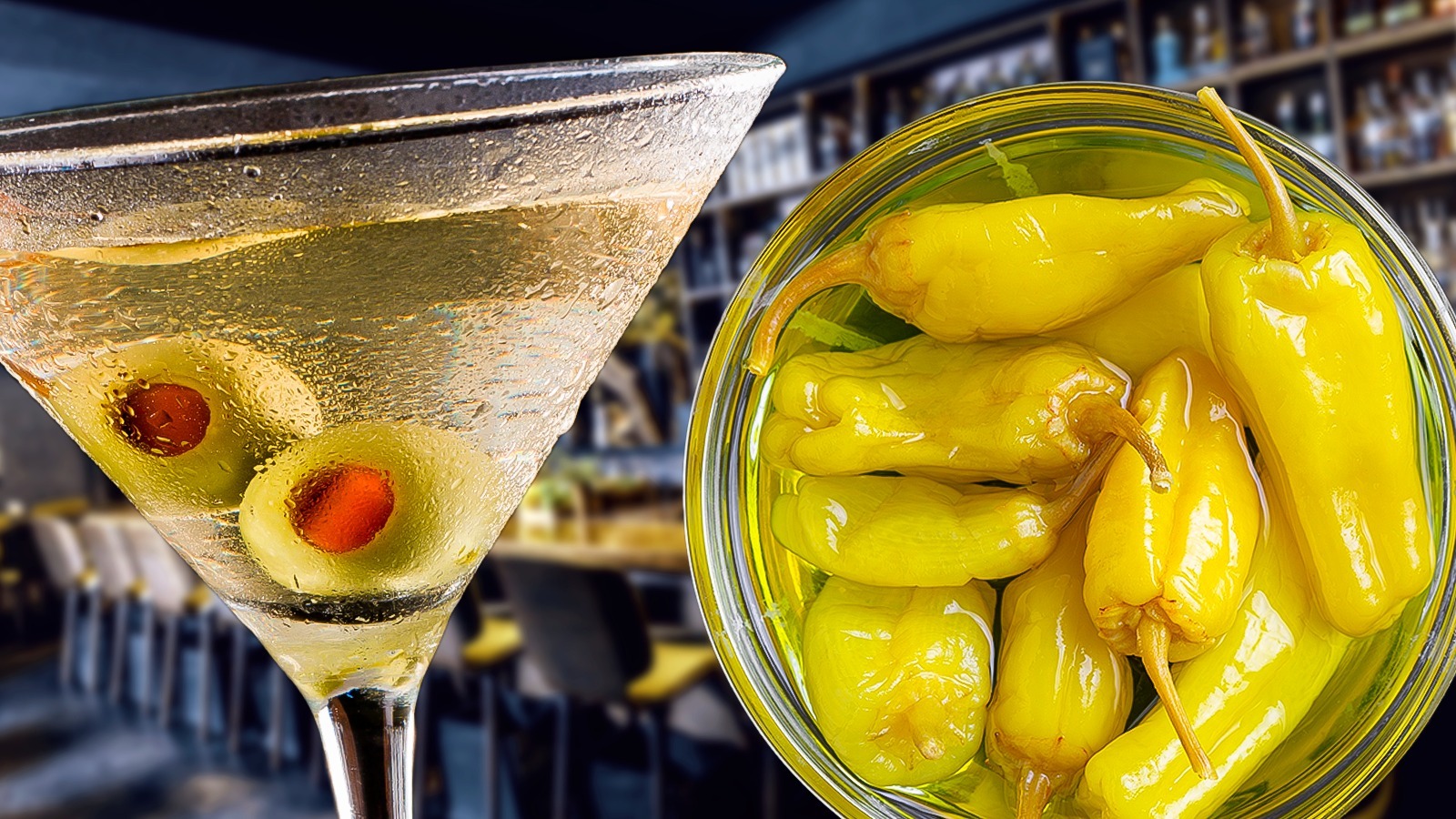Give Your Next Dirty Martini A Spicy Upgrade With Pepperoncini Juice