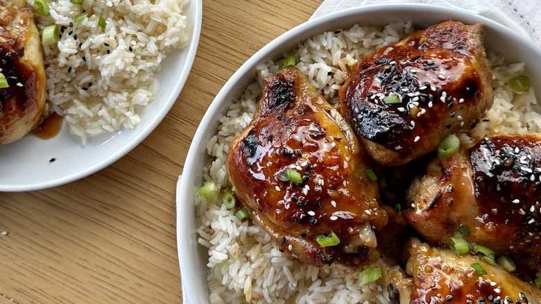 Honey Soy Marinated Baked Chicken Thighs Recipe