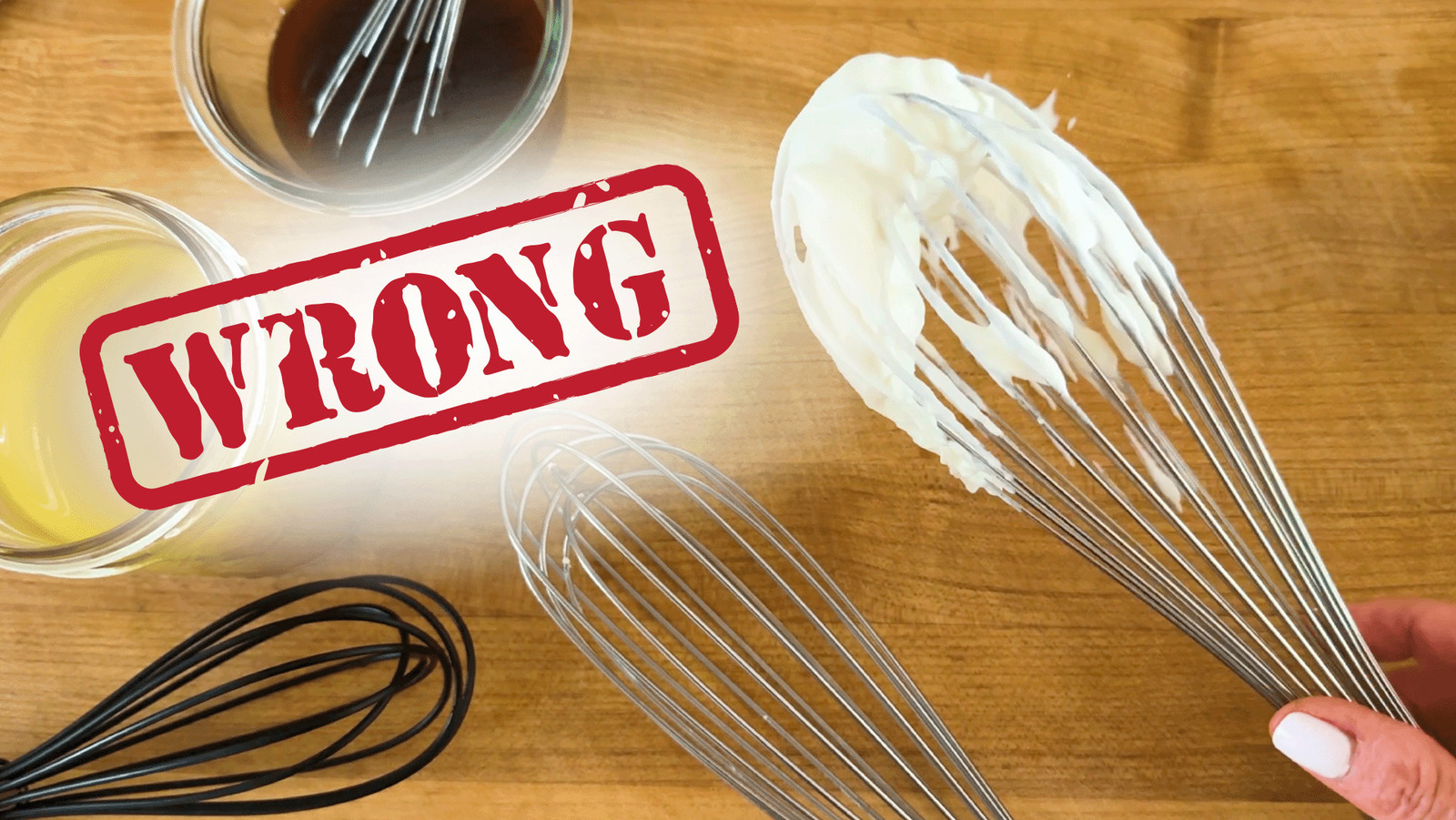 How To Properly Use A Whisk - You're Doing It Wrong All Wrong