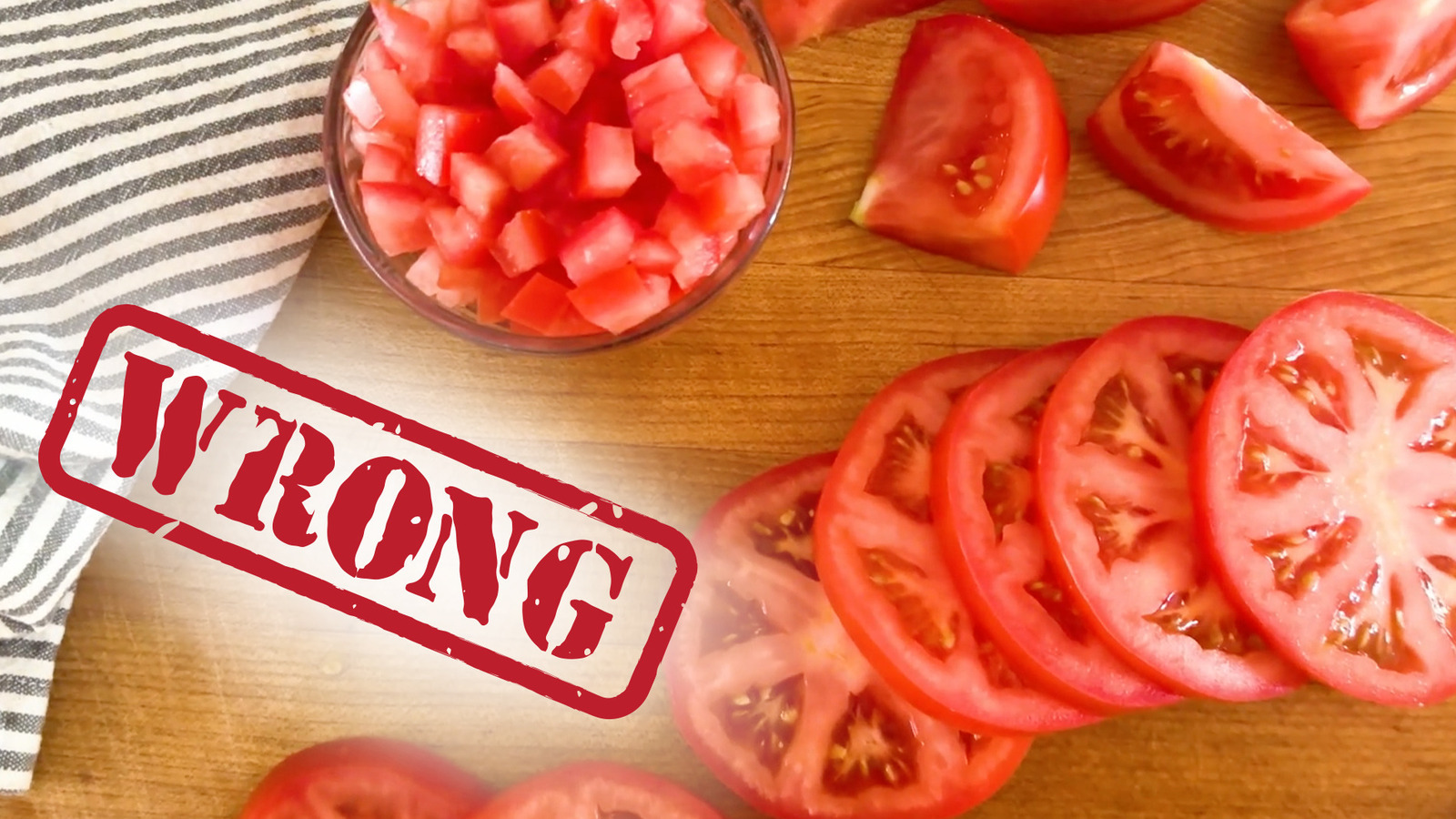 How To Slice, Dice, And Wedge A Tomato - You're Doing It All Wrong