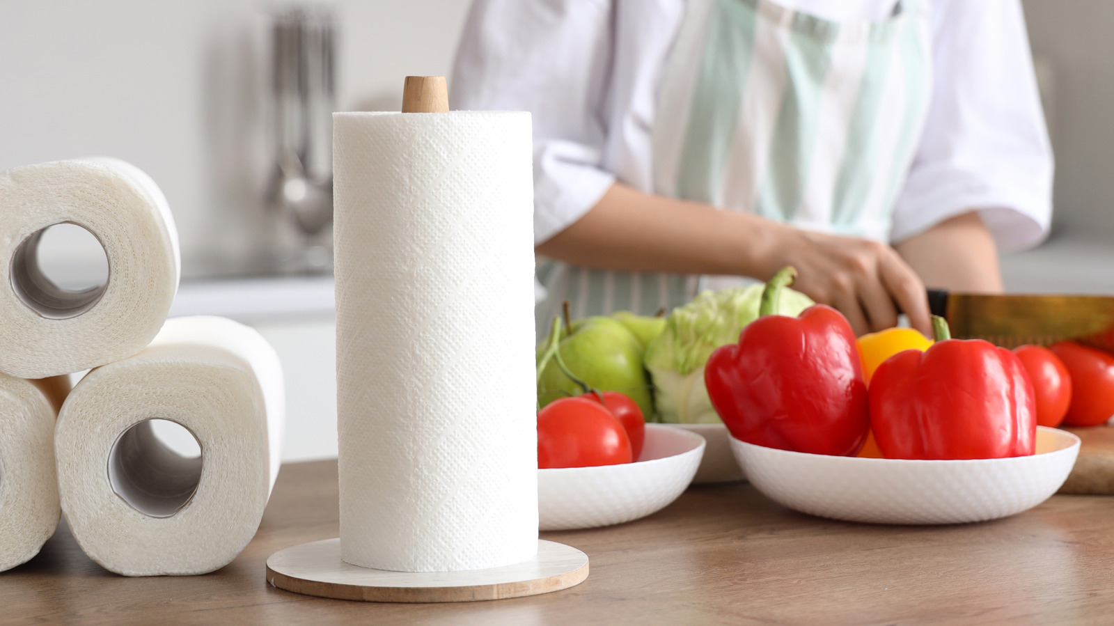 Keep Your Counter Space Clear With A Smart Way To Store Your Paper Towels
