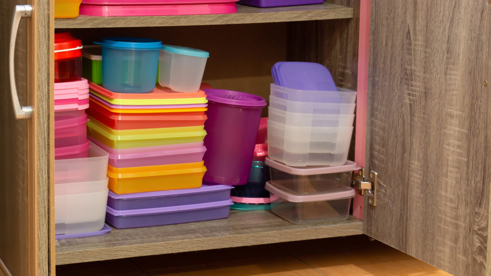 Maximize Your Kitchen Space With This Genius Container Lid Storage Hack
