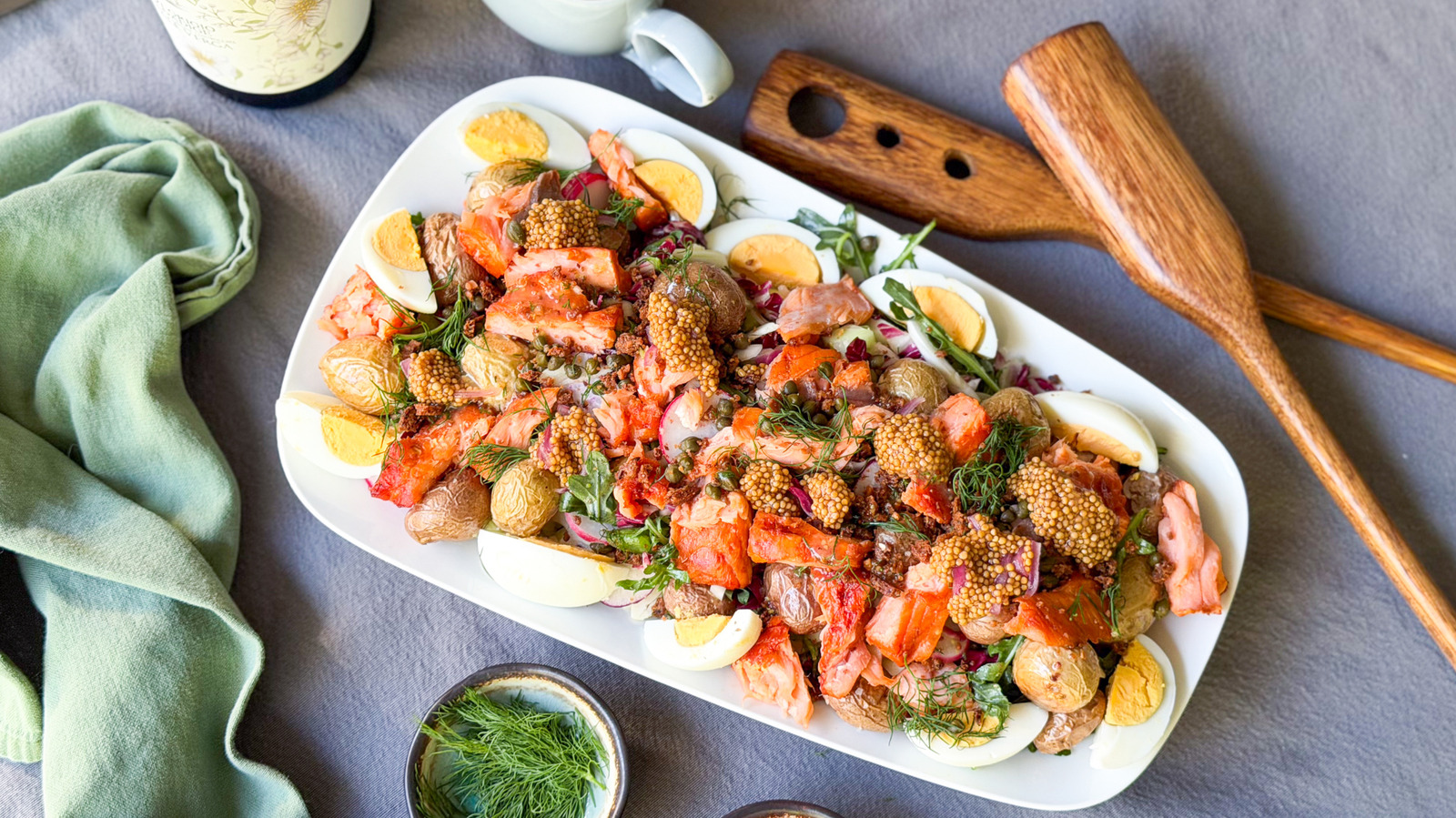 Summery Hot-Smoked Salmon Salad Recipe