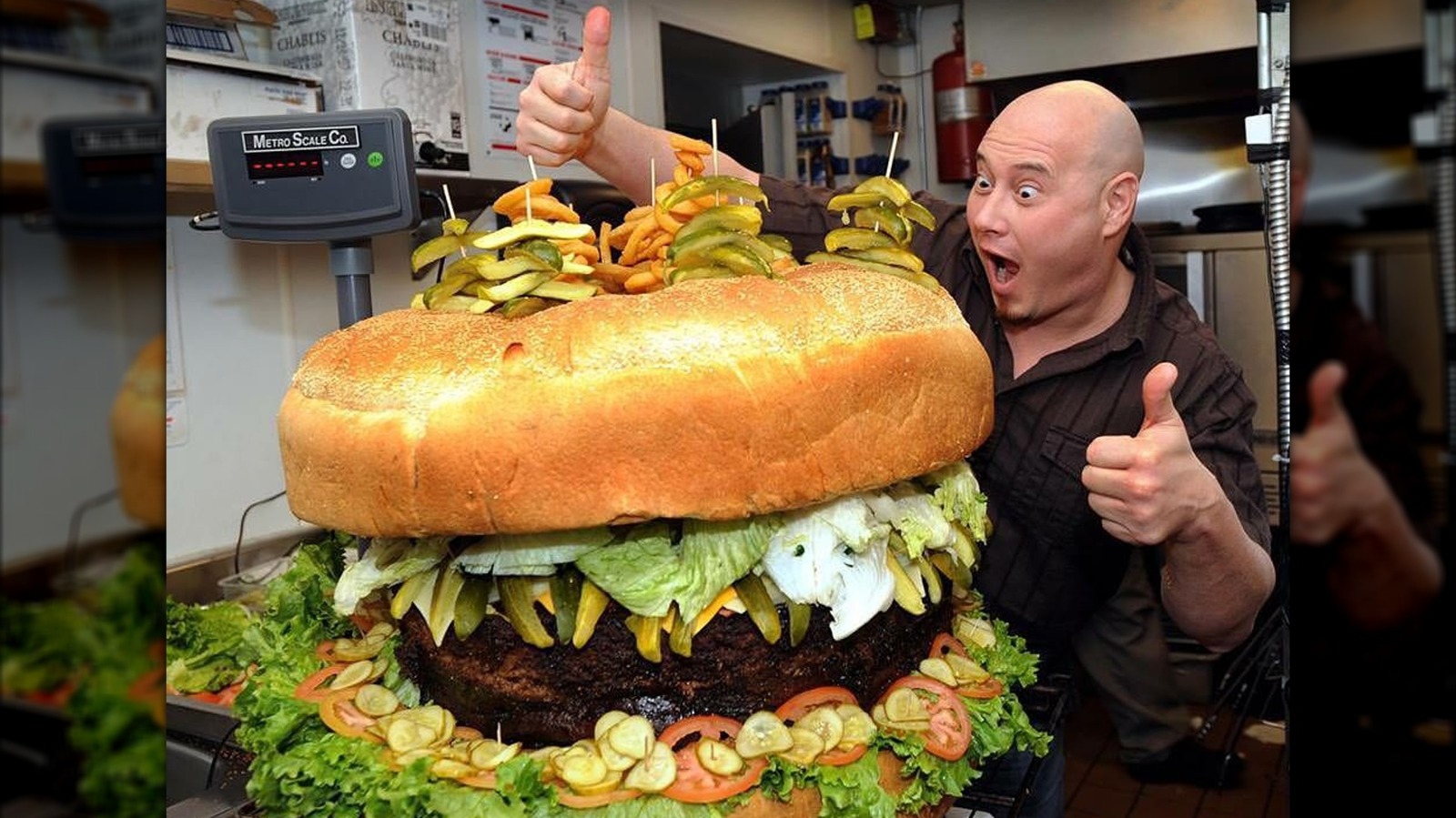 That Time A Michigan Sports Bar Sold The World's Largest Burger