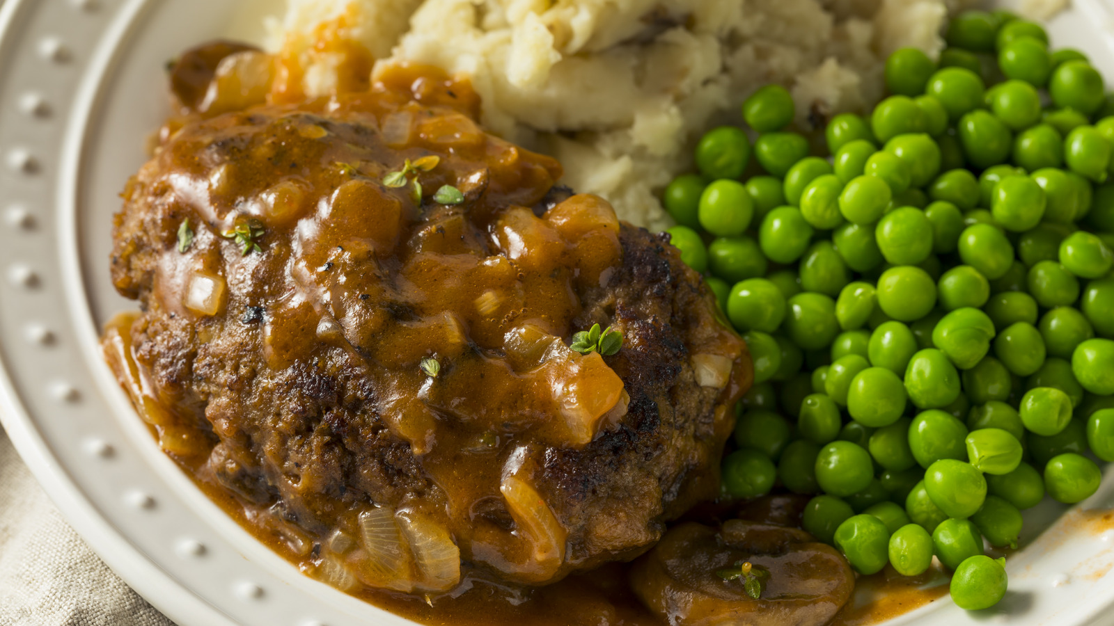 The 2-Ingredient Fix To Stop Salisbury Steak From Falling Apart