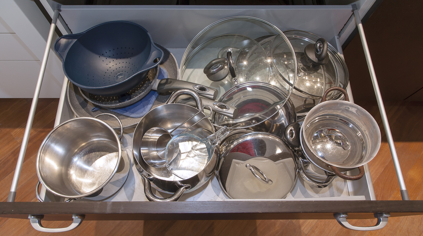 The Better Way To Store Your Pot Lids That's Almost Too Simple
