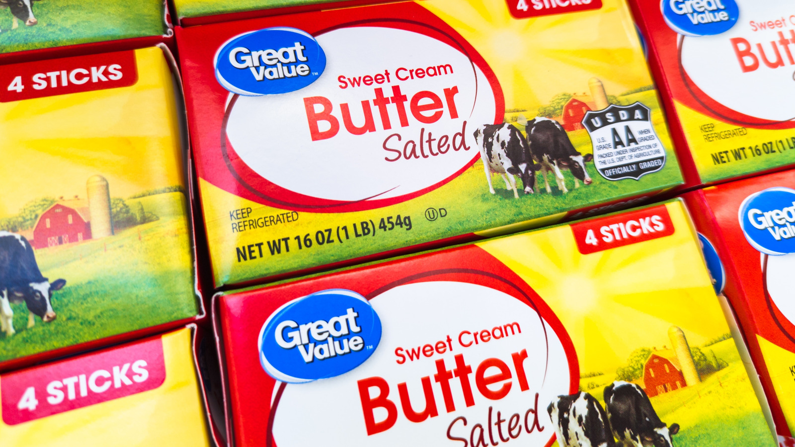 The Brand Rumored To Be Behind Walmart's Great Value Butter