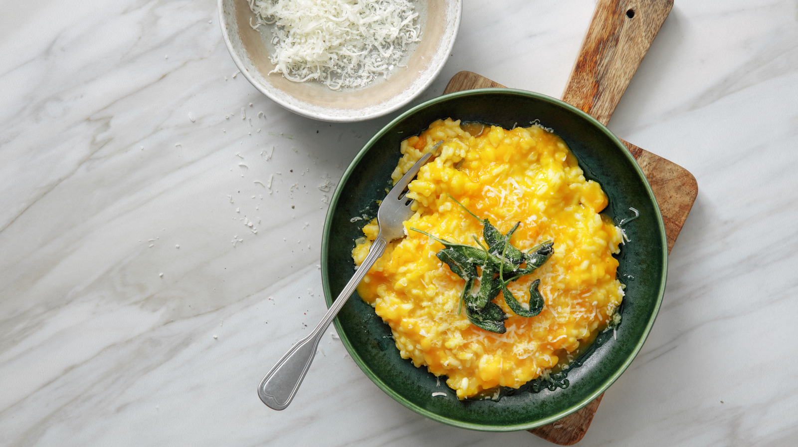Pumpkin Gives Risotto An Extra Creamy Texture