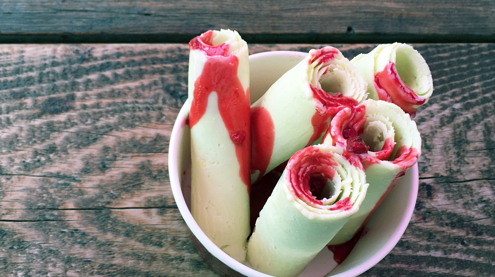 The One Thing You Need To Make Rolled Ice Cream At Home