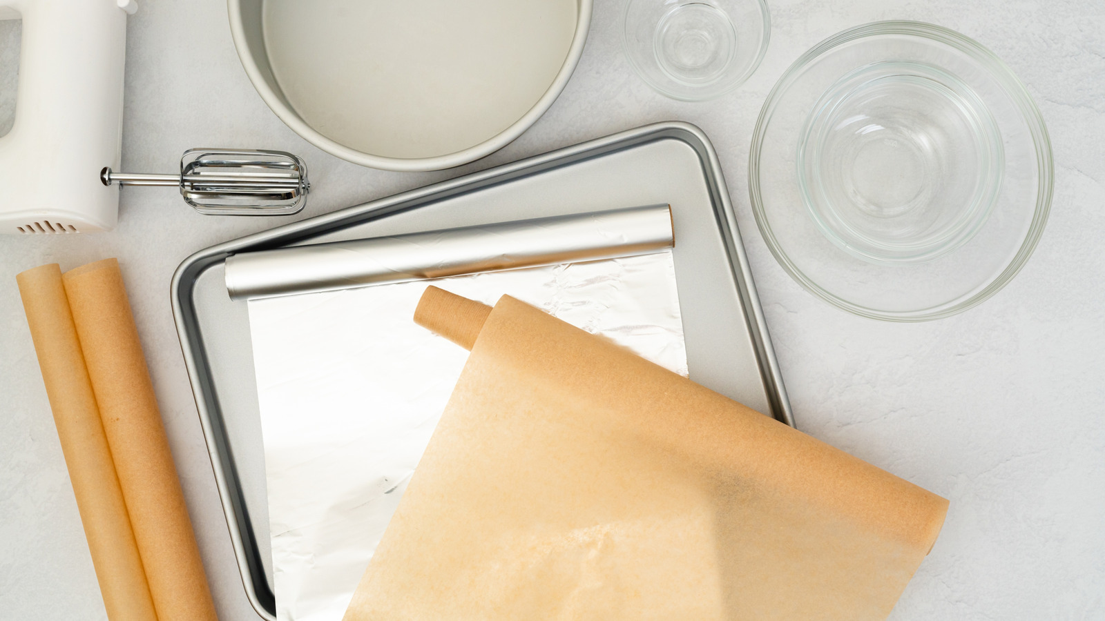 The Parchment Paper Trick That Makes Baking A Breeze To Clean Up