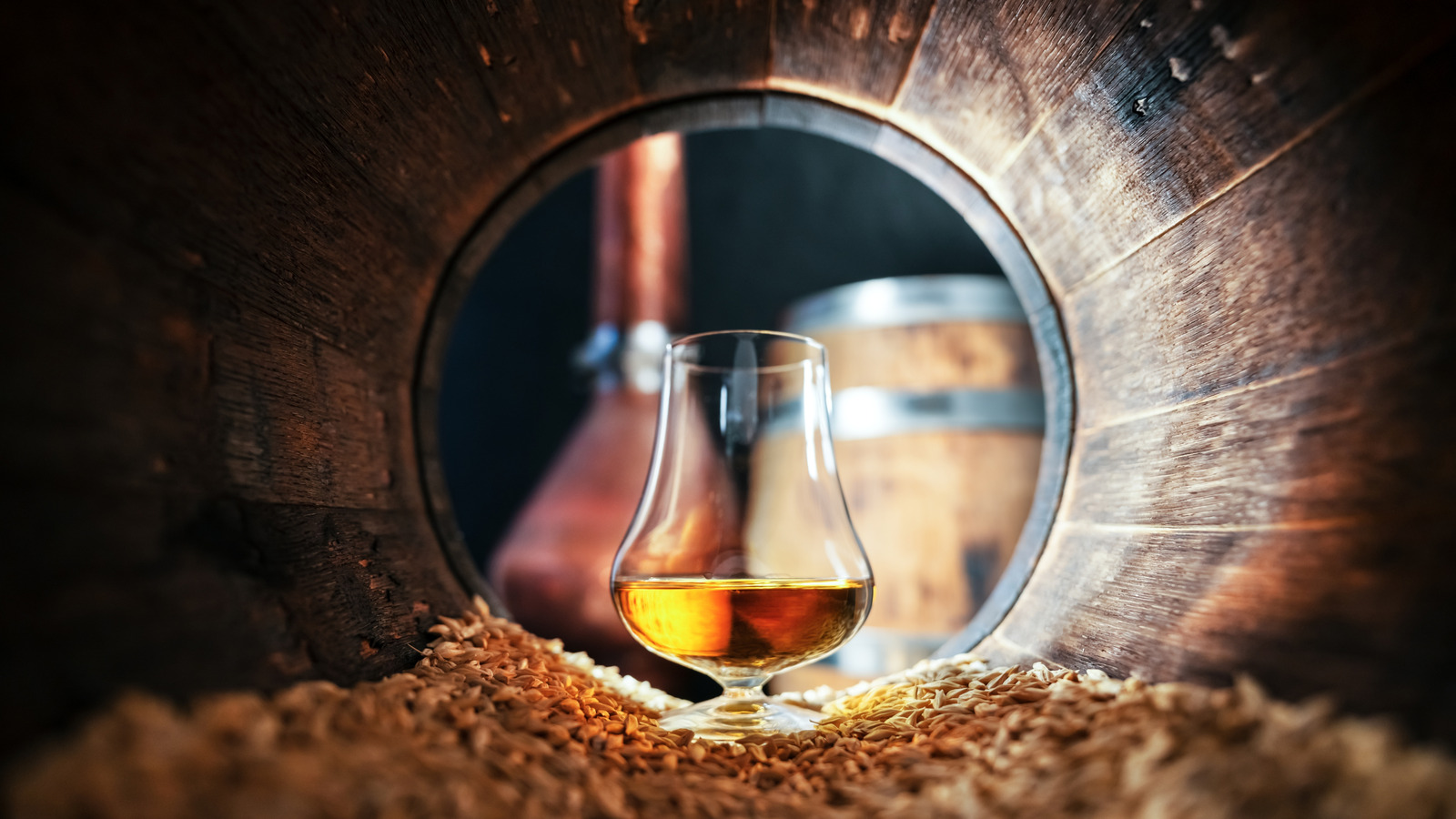 The Reason Bourbon Has To Be Aged In Charred Oak Barrels