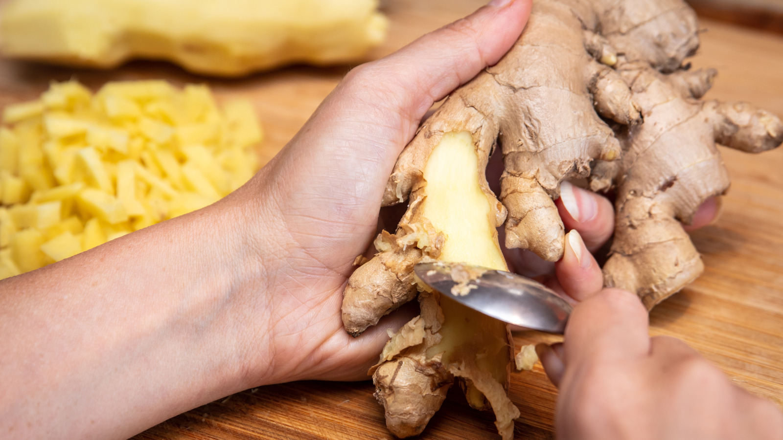 The Simple Hack That Makes Peeling Ginger Easier