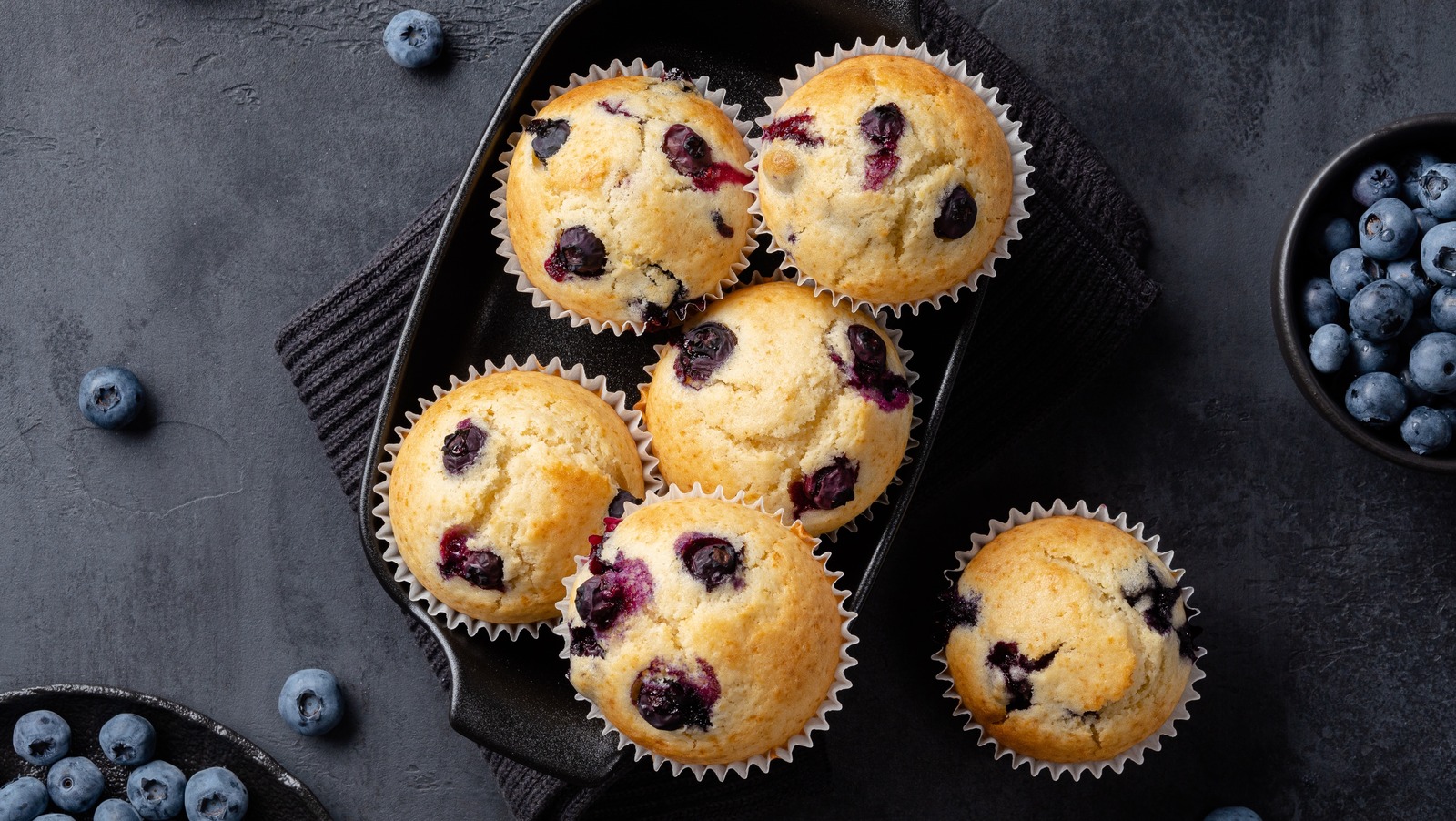 Turn Up The Flavor In Your Blueberry Muffins With One Ingredient