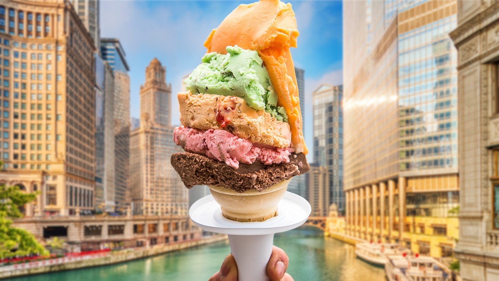 The Story Behind Chicago's Iconic Ice Cream, The Rainbow Cone