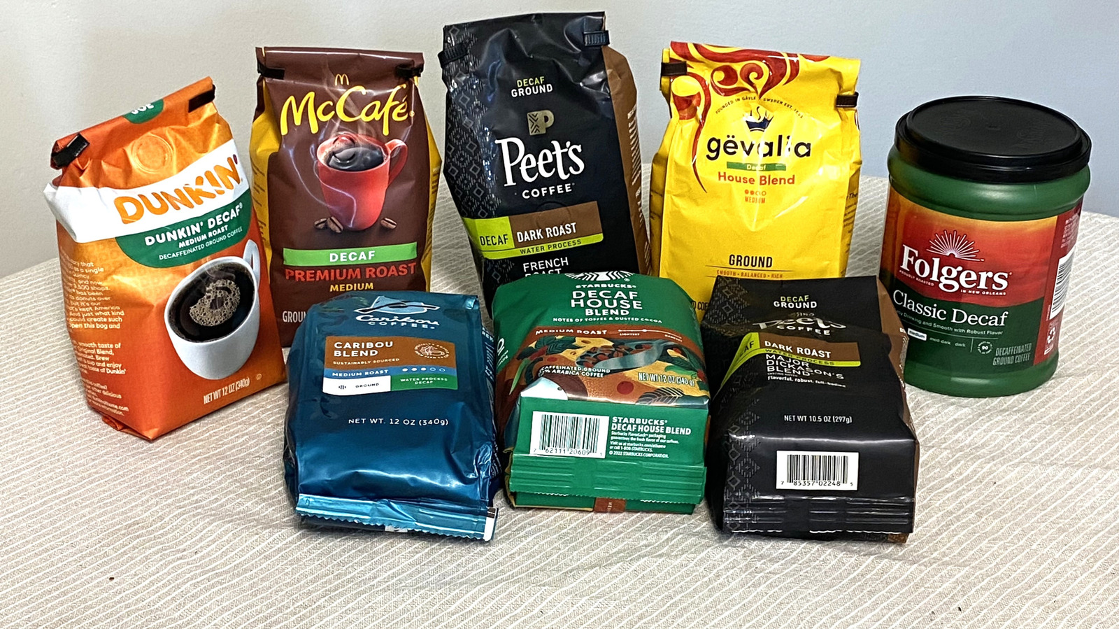 8 Popular Ground Decaf Coffees You Can Buy At The Grocery Store, Ranked