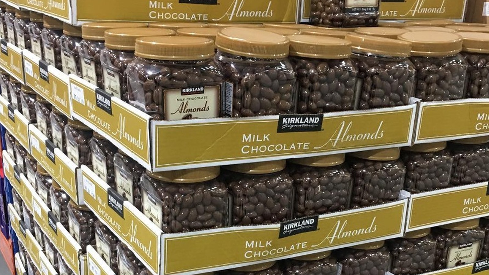 There's A Massive Brand Behind Costco's Chocolate-Covered Almonds