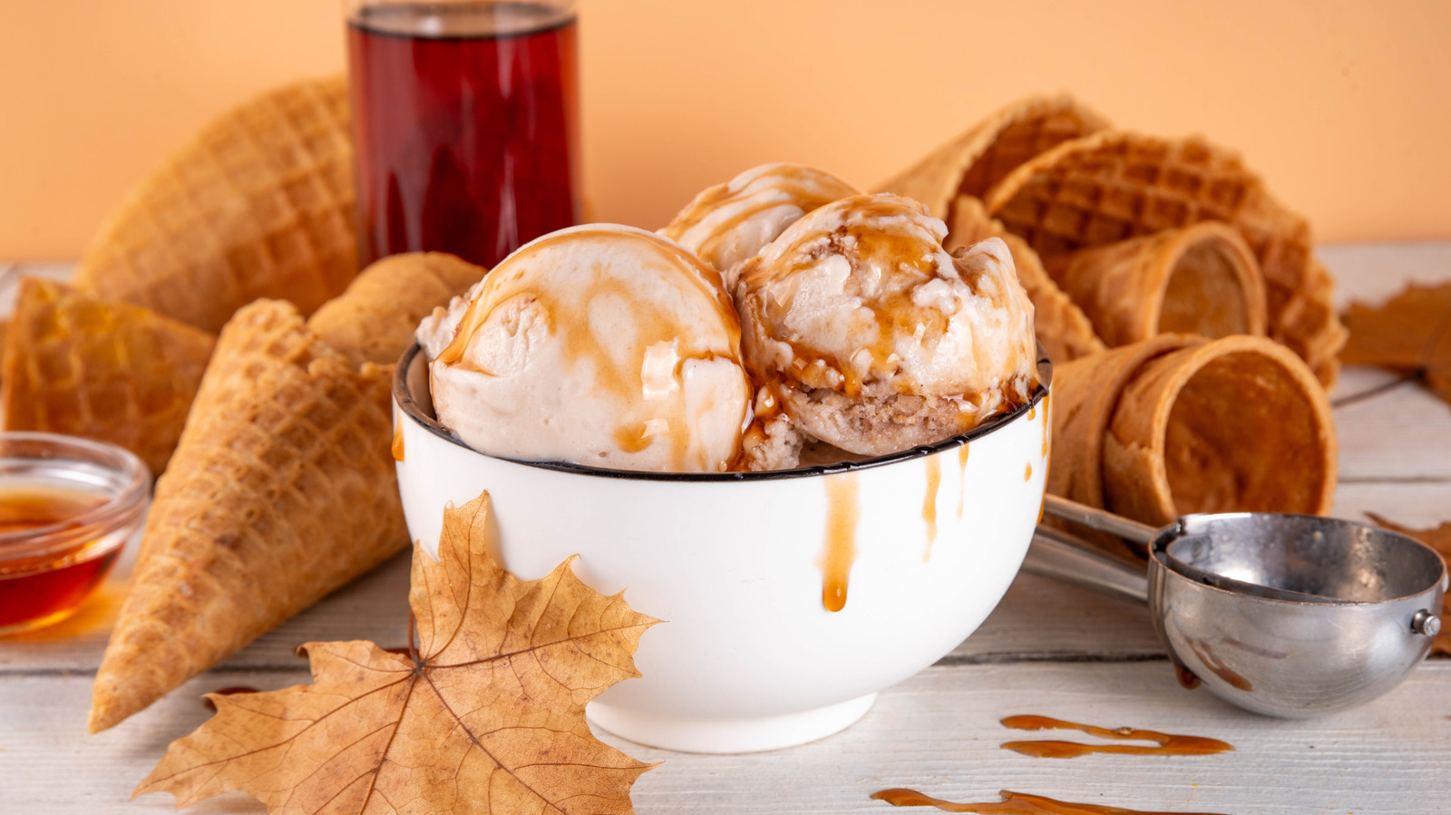 This Crunchy Flavor Packed Snack Is The Perfect Fall Ice Cream Topping
