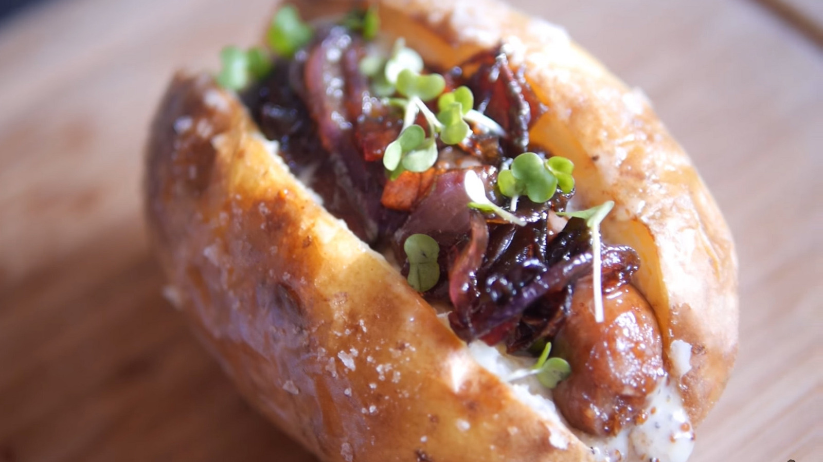 Top Your Baked Potato With A Hot Dog For A Bonfire Night-Inspired Meal