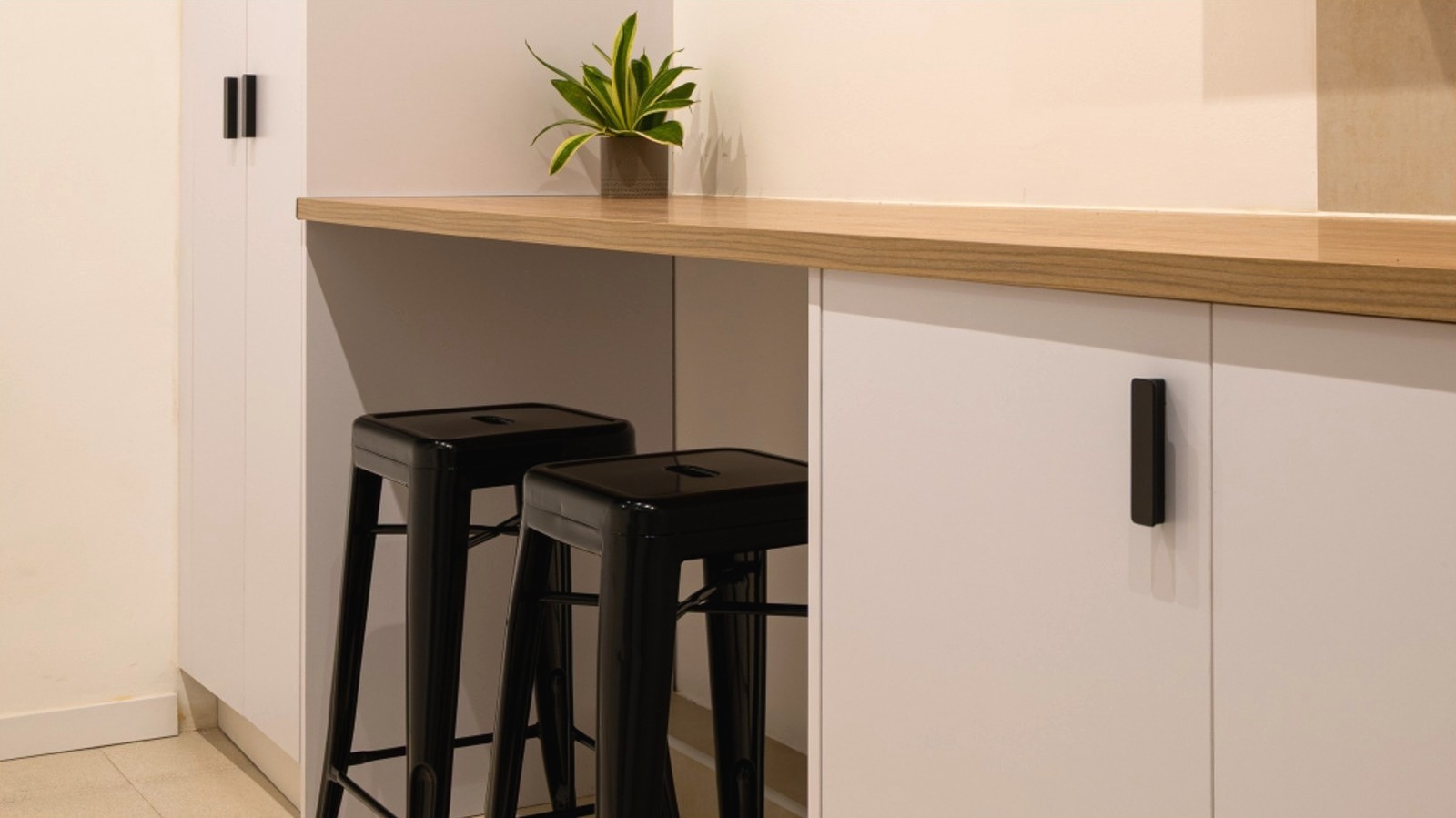 Transform A Kitchen Desk Into A Spacious Storage Nook With One $30 Fix
