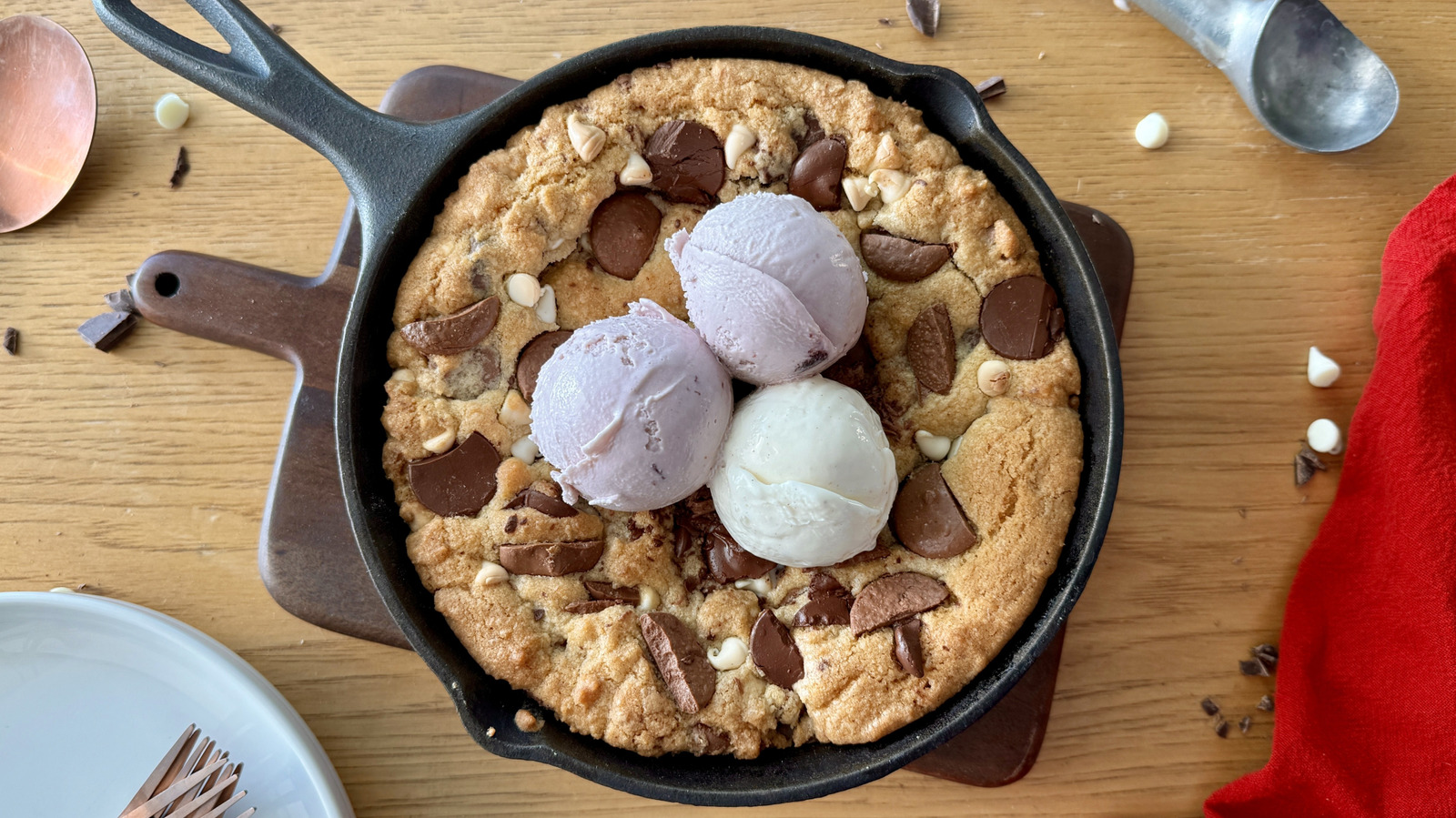 Triple Chocolate Chunk Pizookie Recipe