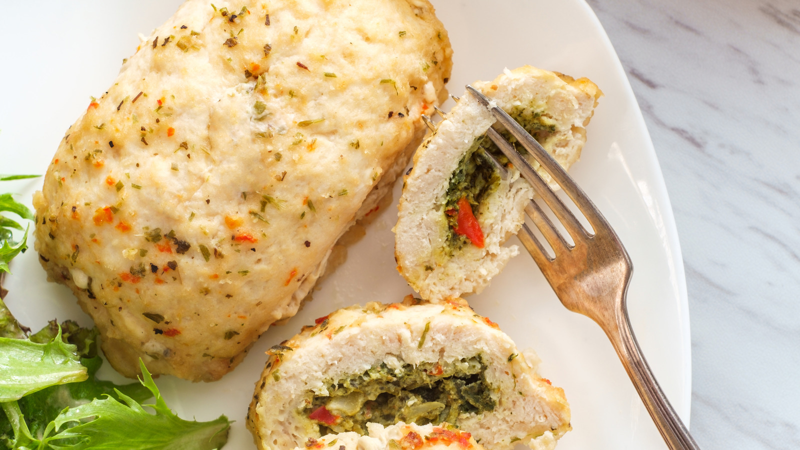 Why The Filling In Your Stuffed Artichoke Chicken Is Spilling Out And ...