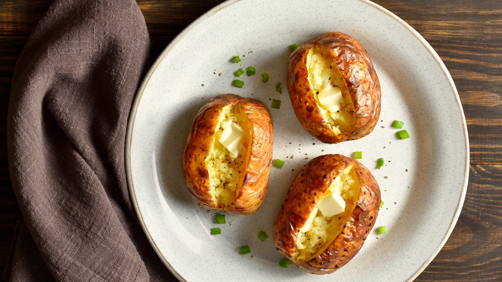 Slice Baked Potatoes Right Out Of The Oven To Prevent A Gummy Result
